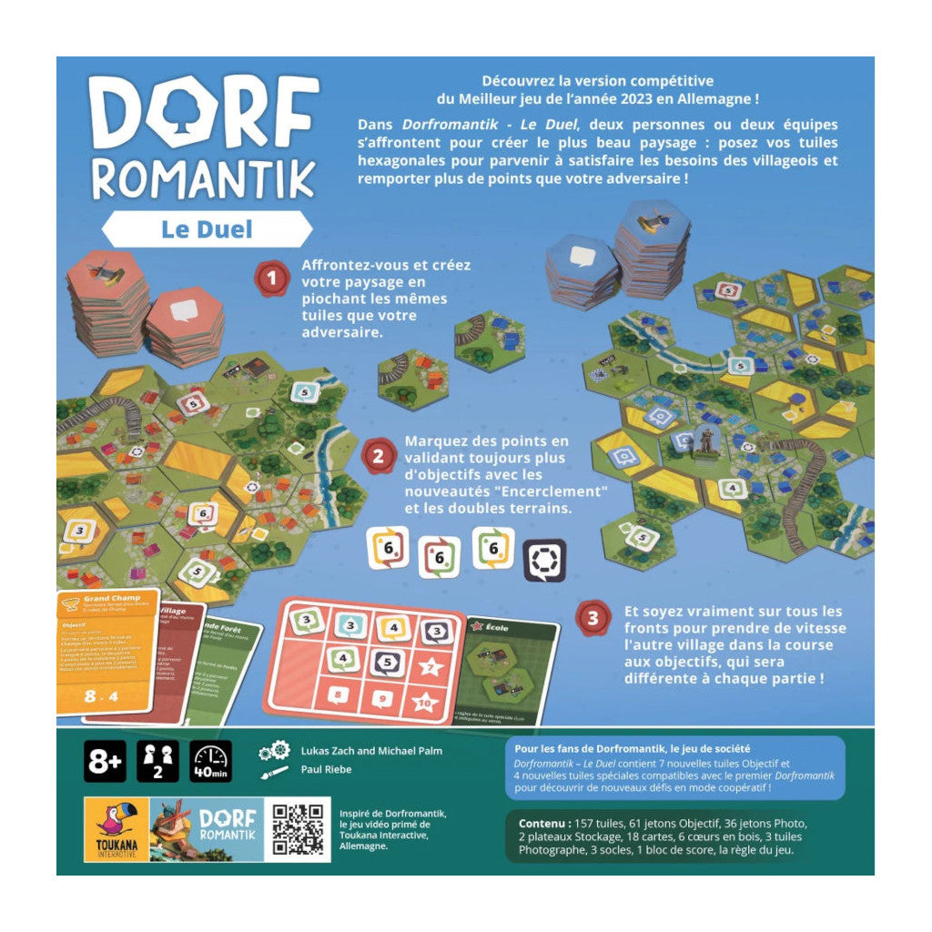 Acheter - Dorfromantik – Le Duel - Jeu de société - Gigamic – ludijeux