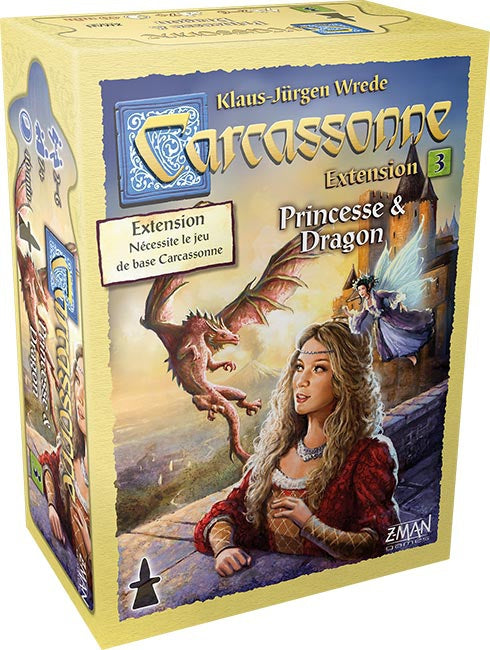 Acheter Carcassonne : Extension 3 - Princesse et Dragon - jeux de ...
